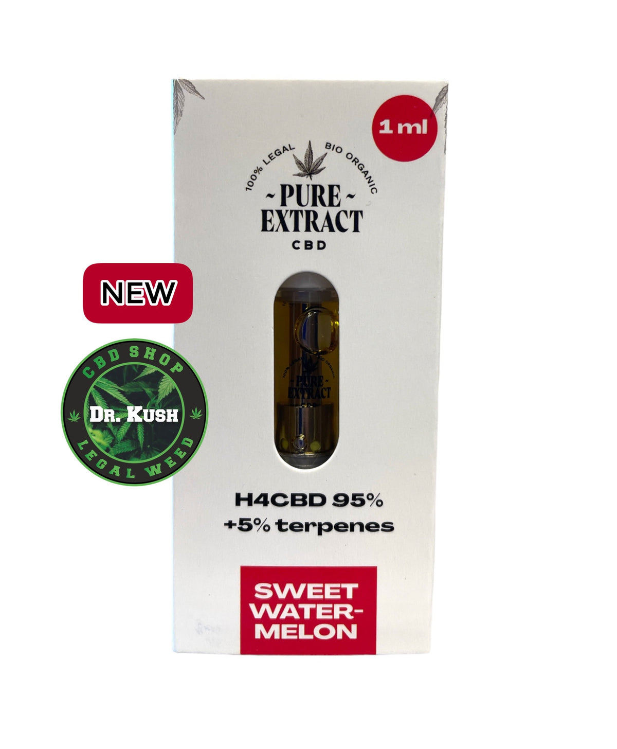 Pure Extract CBD Cartridge (Dab Pen) by H4CBD - Sweet WaterMelon - 95%